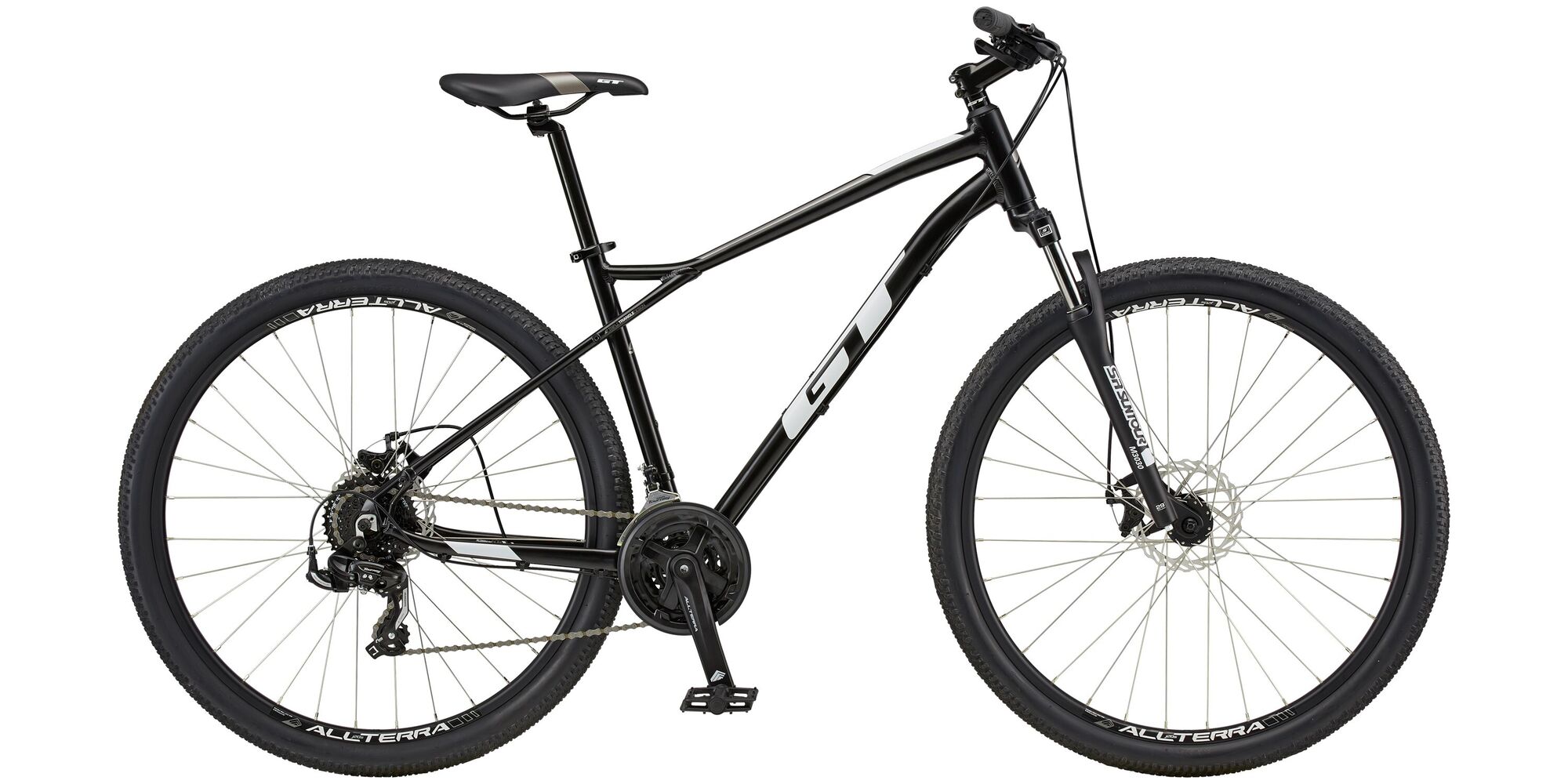 GT Aggressor Sport Matte Black 2020 :: £349.99 :: Mountain Bikes ...